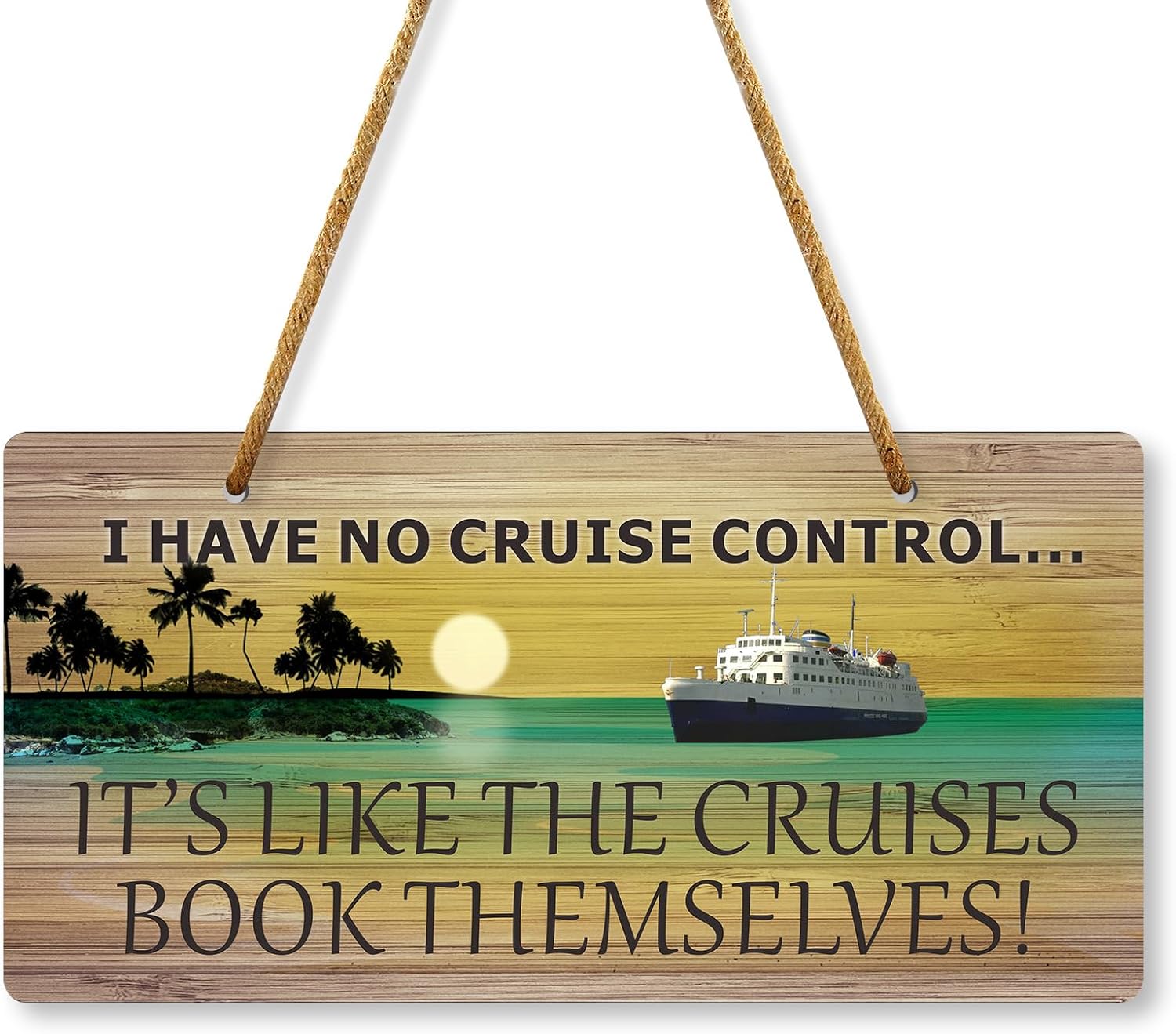 Amazon.com: Cruise Door Decorations Funny Cruise Hanging Signs Cruise ...