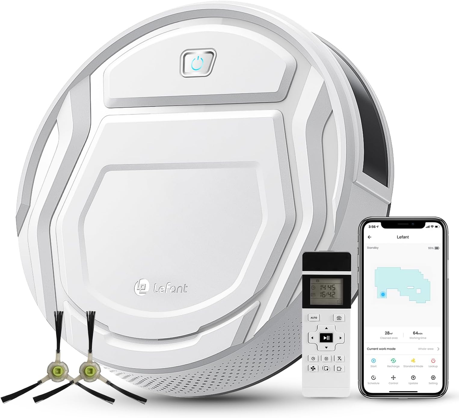 Amazon.com: SwitchBot K10+ Pro Robot Vacuum Self Emptying for 90 Days ...