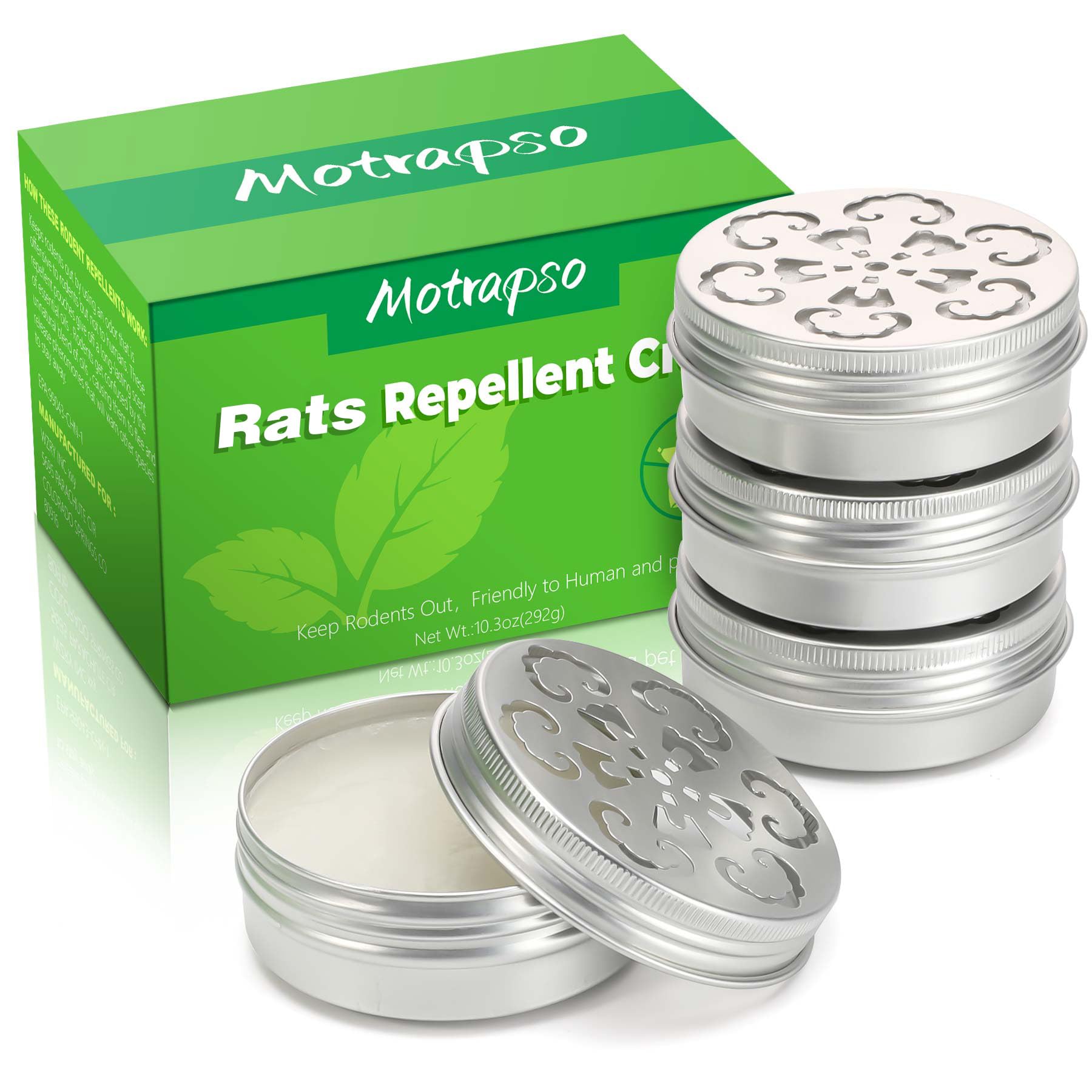 Peppermint Oil to Repel Mice and Rats, 4 Pack for Car Engines, Mouse ...