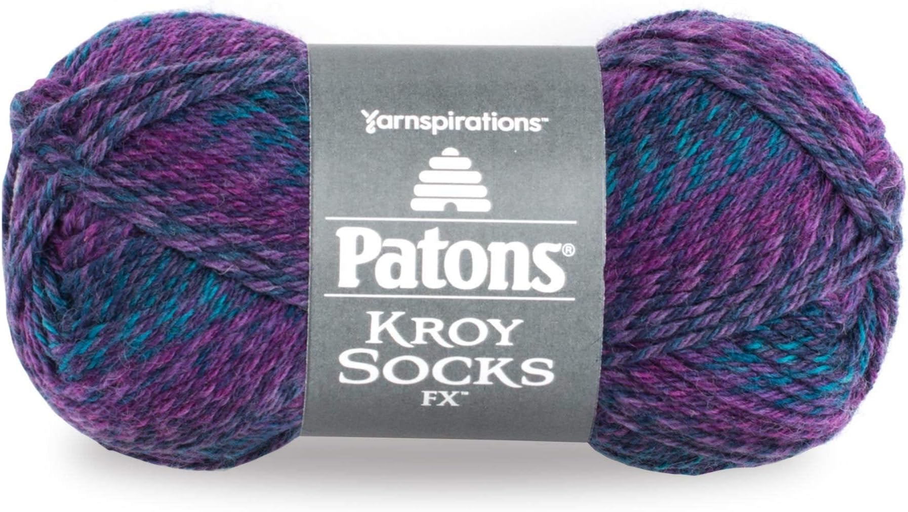 Amazon.com: Patons Kroy Socks Yarn, 2-Pack, Route 66 (Blue, Green, and ...