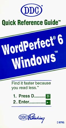 Buy WordPerfect 6.0 Windows (Quick Reference S.) Book Online at Low ...