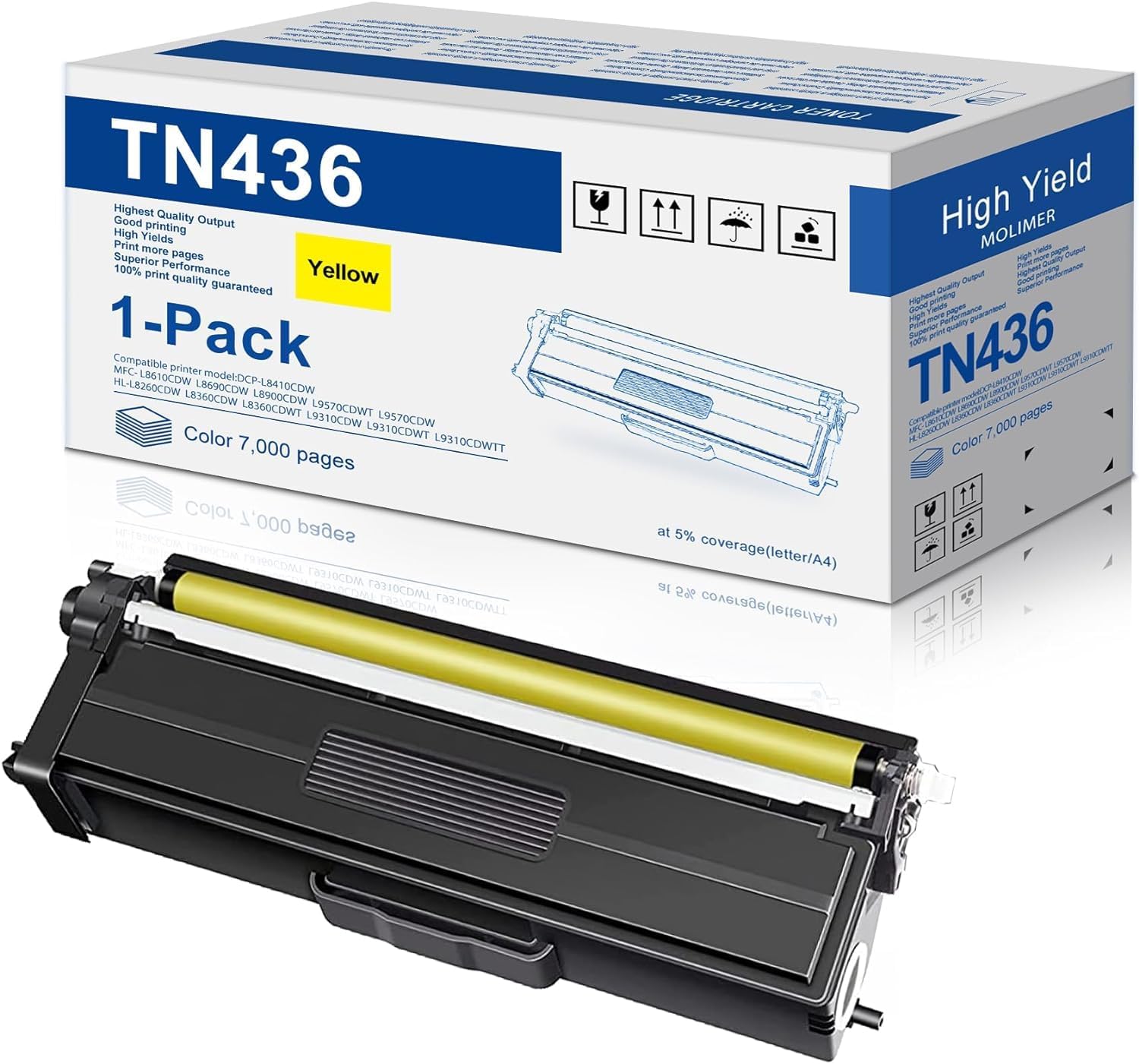 Amazon.com: CS Compatible Toner Cartridge Replacement Brother TN436 TN ...