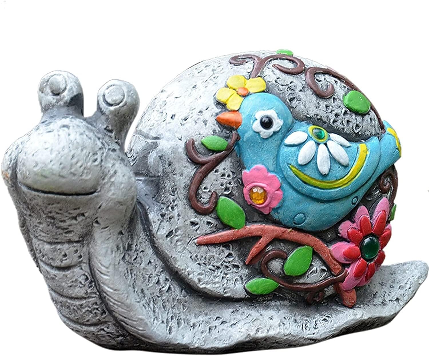 Outdoor Garden Statue Garden Statue Snail Figurine - Cement Snail With ...
