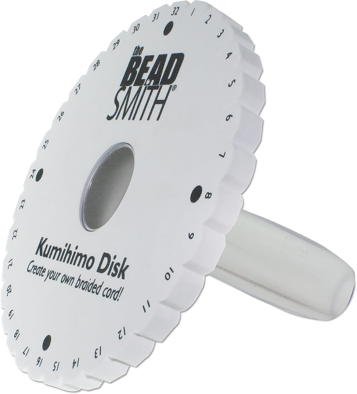 Amazon.com: The Beadsmith Kumihimo 6 Inch Disk with Clear Ergonomic Handle