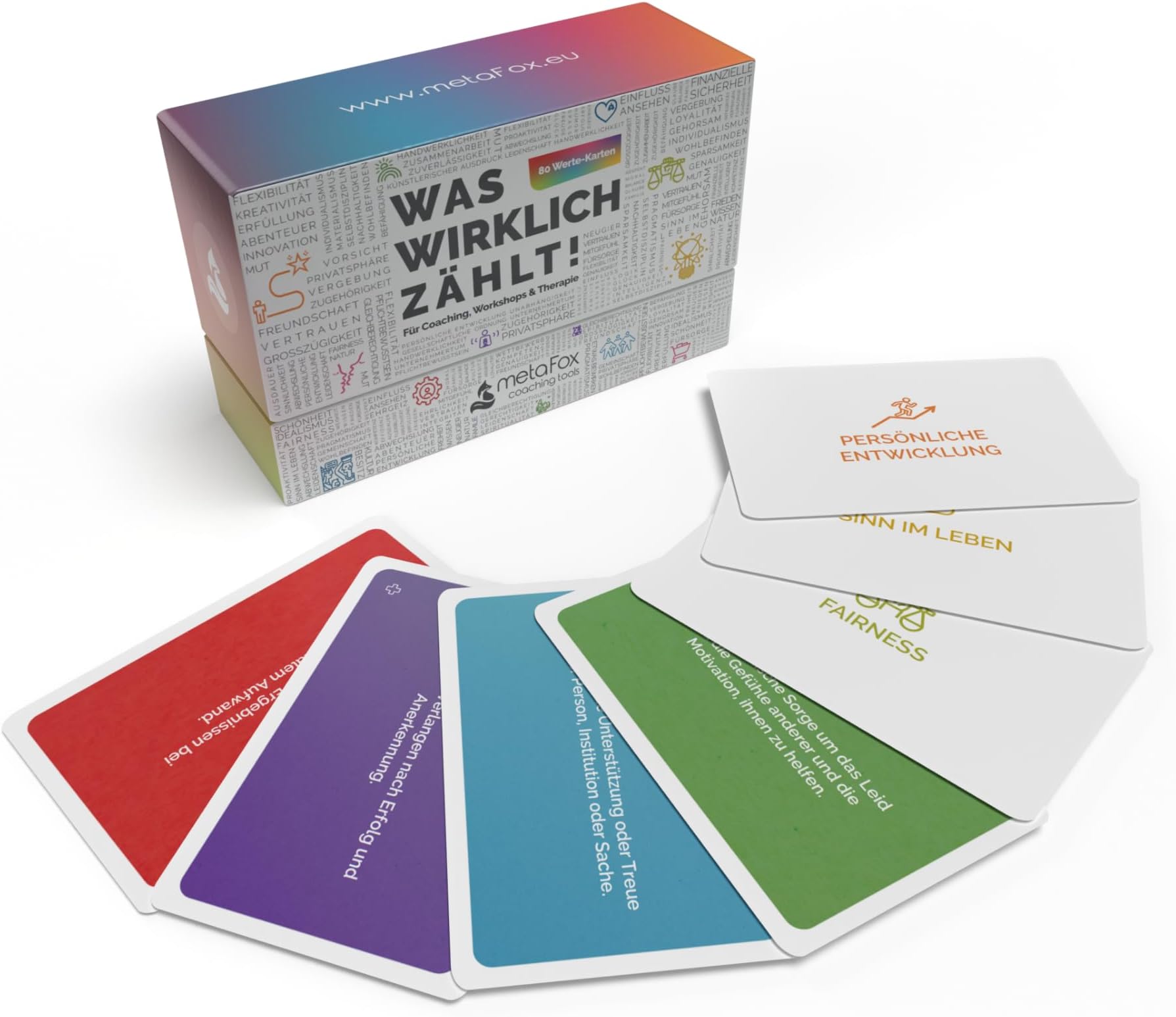 Lebenskarten 1 Therapiebox - "Das Original" – 88 Karten für Coaching ...