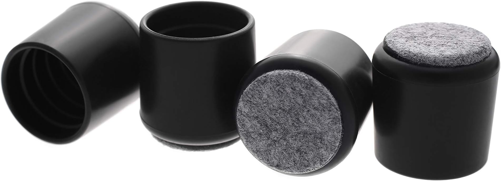 Furnigear Chair Leg Tips Caps 1 1/8" Rubber Leg Tips Chair Leg Floor ...