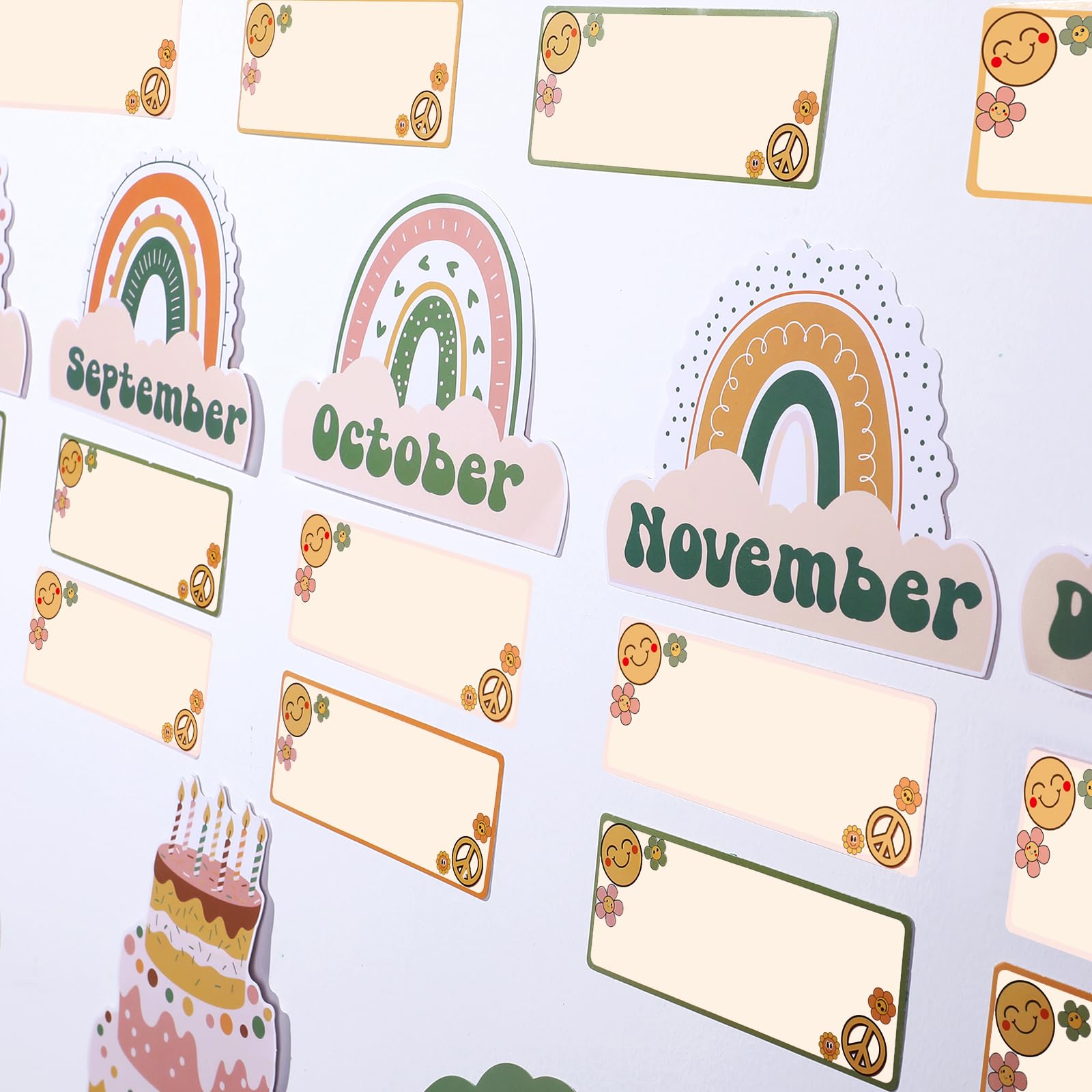 Snapklik.com : Nezyo Happy Birthday Classroom Bulletin Board Set, 80 ...