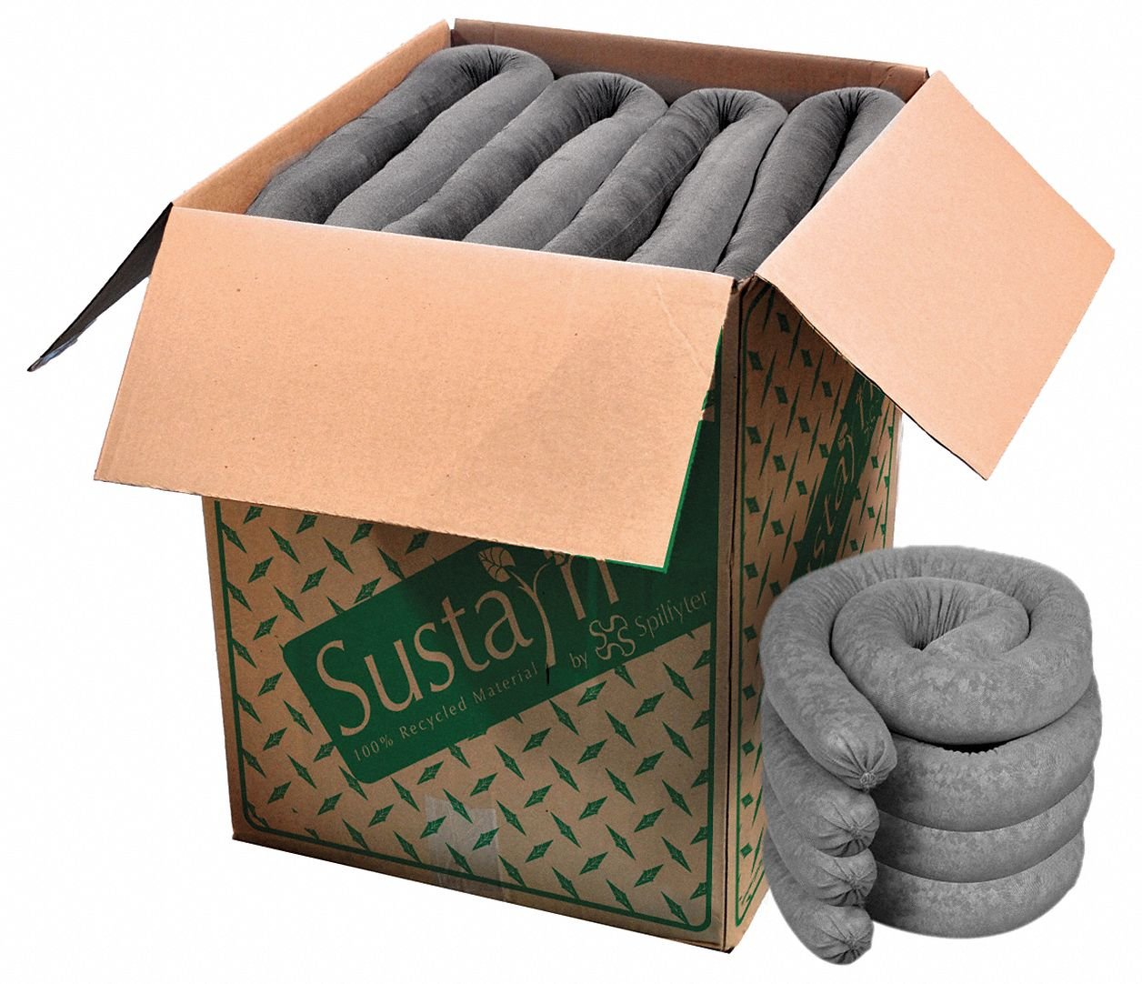 Universal Sorbent Sock, Recycled, PK40: Amazon.com: Industrial & Scientific