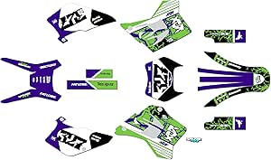 Amazon.com: Kalair GFX Graphics Kit for Kawasaki KDX 200 220 (1995-2008 ...