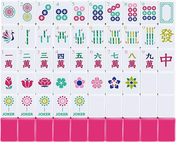 Amazon.com: Arrowbash American Mahjong Set Only with 160 Mahjong Tiles ...