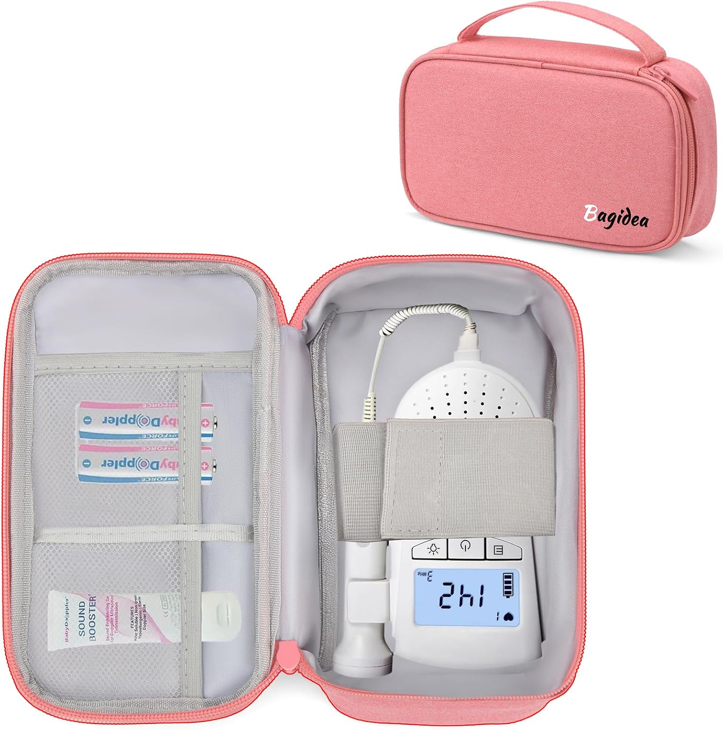 Amazon.com : Travel Carrying Bag for Doppler Fetal Heart Monitor ...