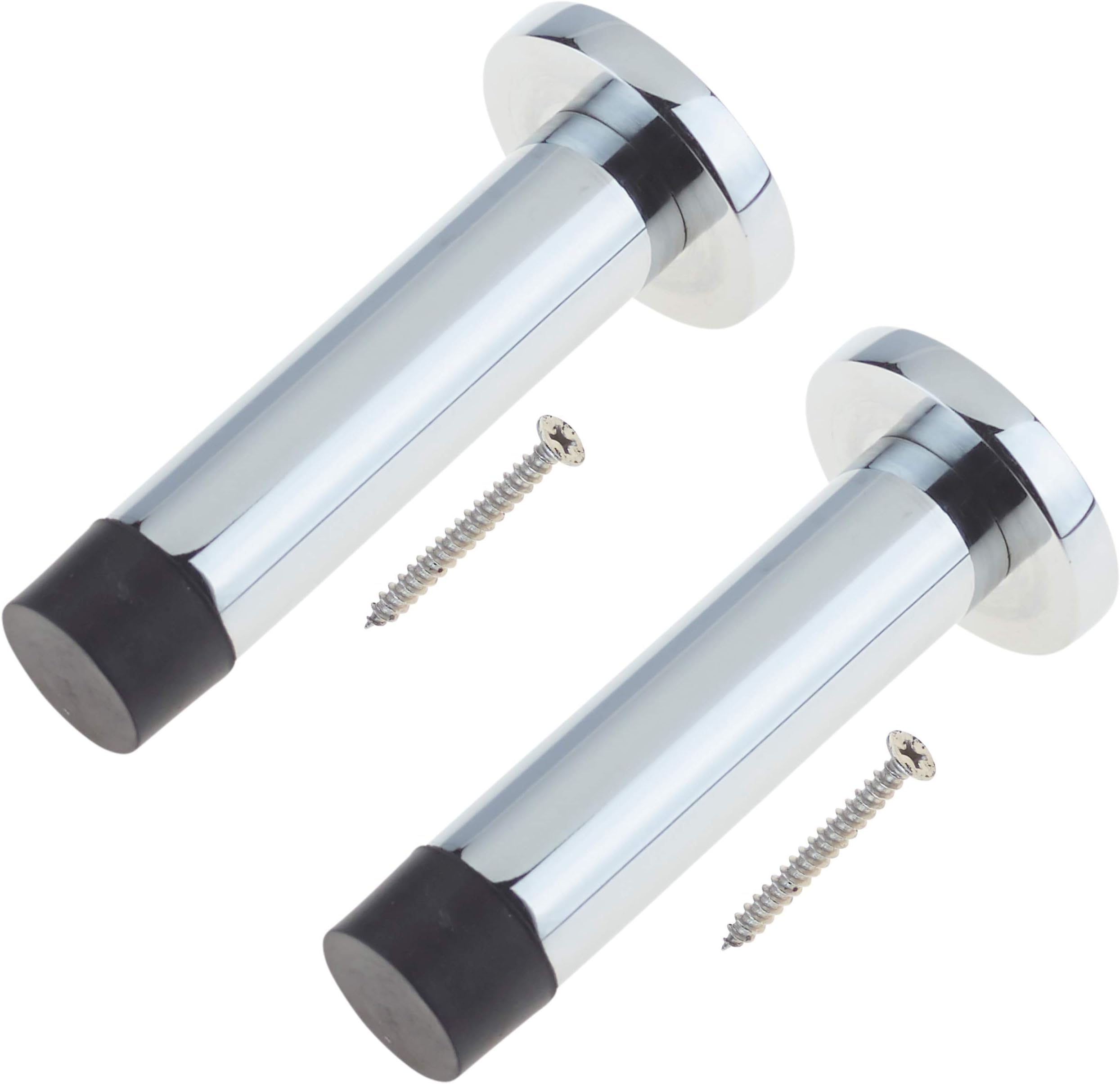 Door Stop | Projection Wall Door or Skirting Mounted | Polished Brass ...