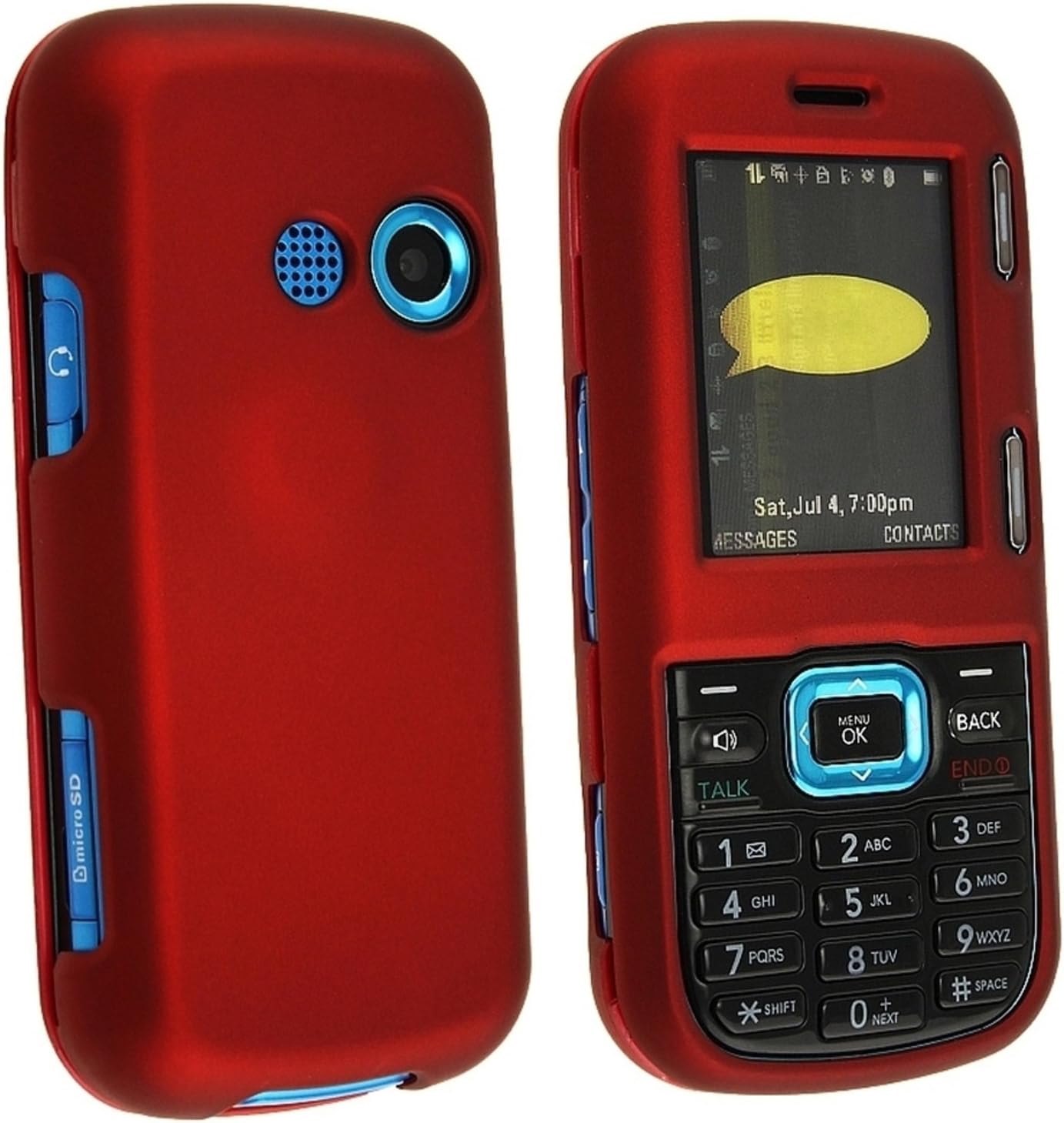 Amazon.com: Compatible With LG Cosmos VN250/Rumor2 LX265 Cell Phone Red ...