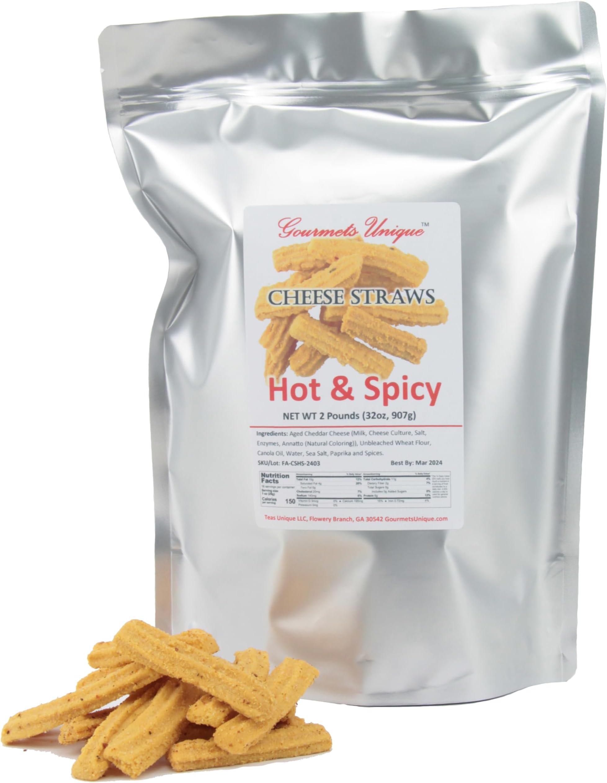 Amazon.com : Mississippi Cheese Straw Factory Traditional Cheddar ...