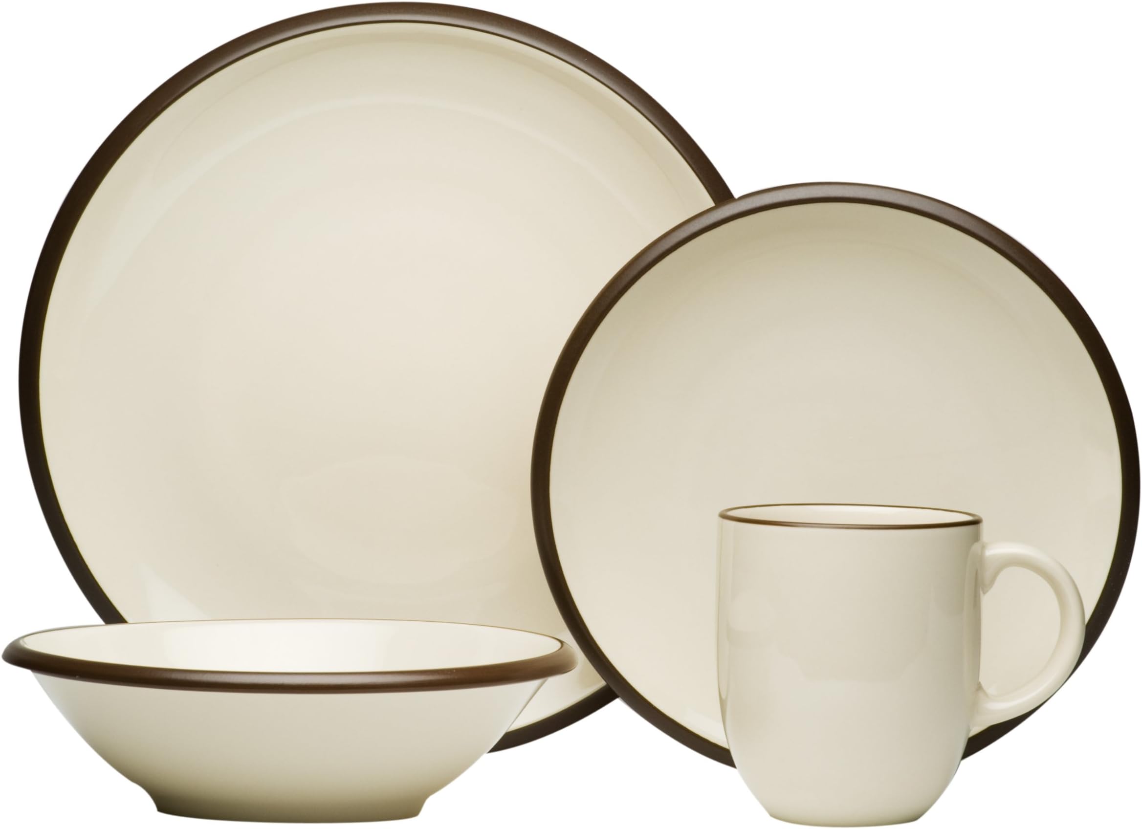 Amazon.com: Red Vanilla Hampshire Grey 16-Piece Dinnerware Set ...