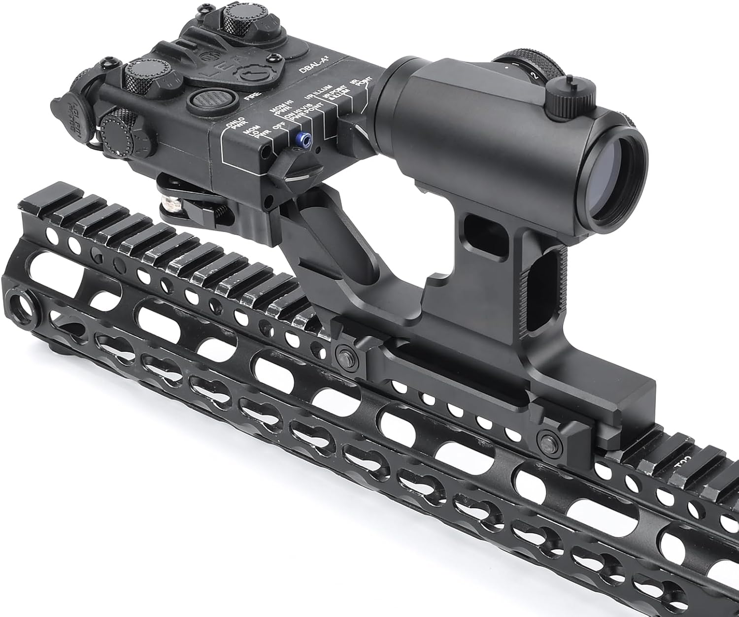 NECARL Tactical Group Tipo HY Mount Red Dot Riser Mount Laser Combo ...