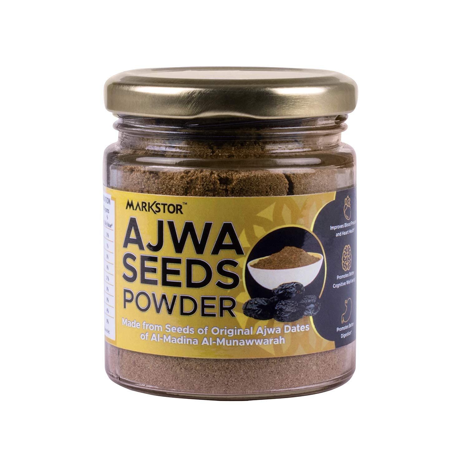 Amazon.com: Jigna Ajwa Dates Seeds Powder - 100g - Nature's Multi ...