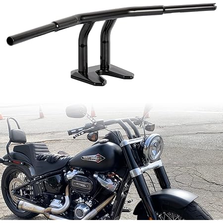 Amazon.com: XMT-MOTO Black 6" Rise Straight T-Bars Handlebar Drag Bars ...