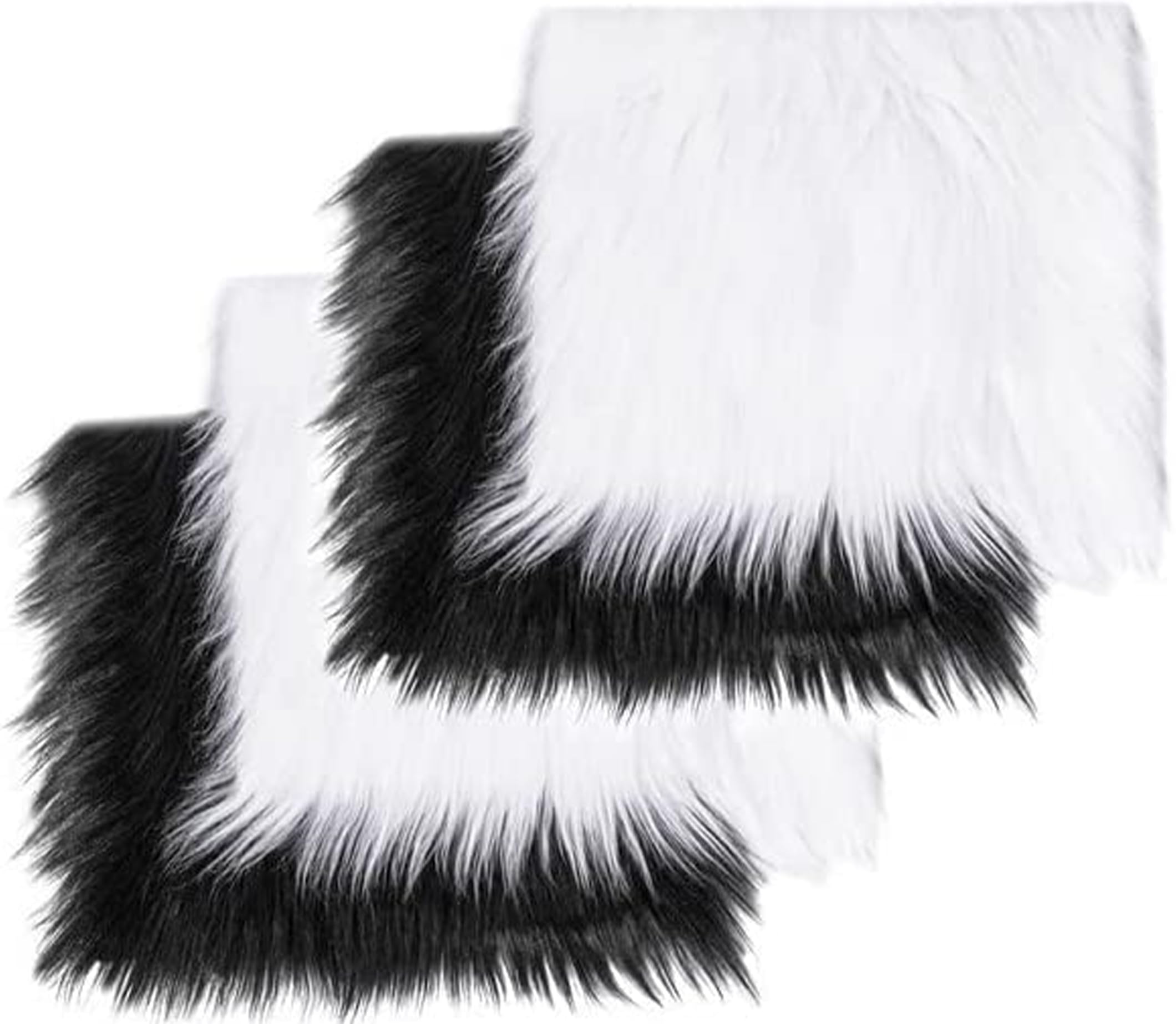 Amazon.com: FabricLA Shaggy Faux Fur Square - 4" X 4" Inches Pre Cut ...