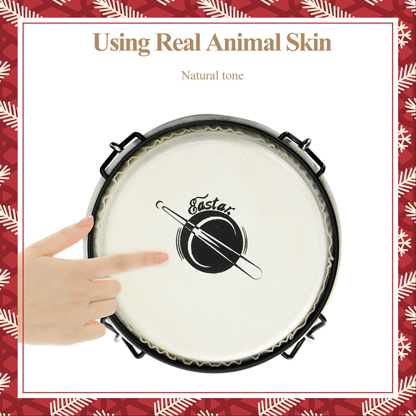 Snapklik.com : Eastar Bongo Drums 6 And 7 Congas Drums For Kids Adults ...