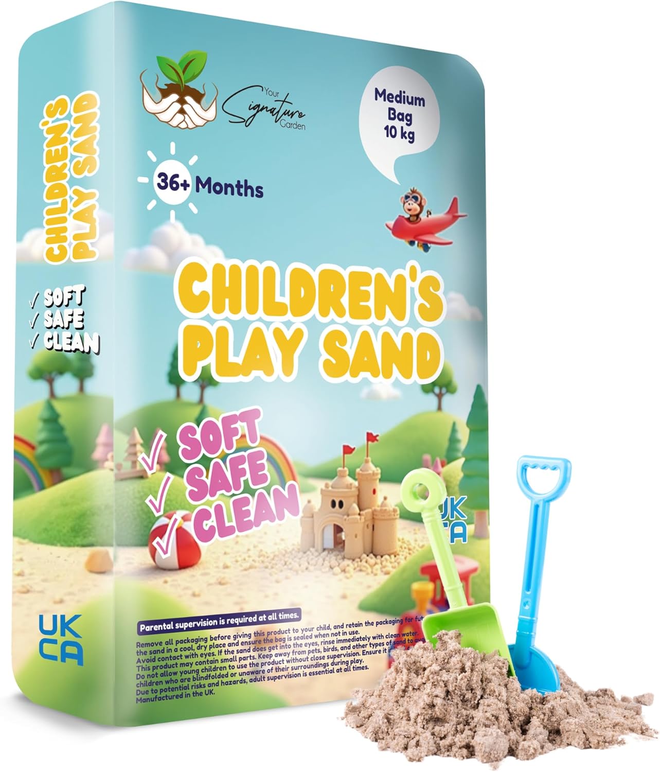 Laeto Summertime Days Childrens Play Sand Medium Bag for Kids Non Toxic ...