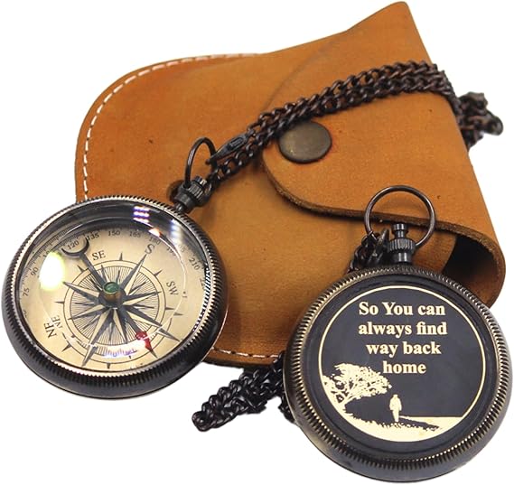 Amazon.com : So You Can Compass Gift Customised Keepsake Engraved ...