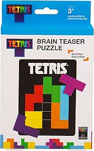 Amazon.com: Tetris Tetrimino Shapes 3D Brain Teaser Puzzle. Includes 7 ...