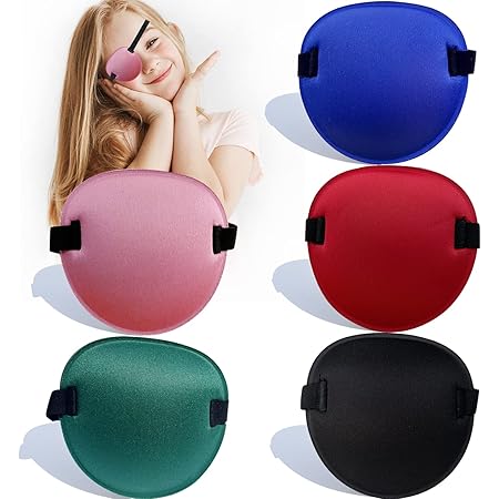 Amazon.com: RIKEYO 6PCS Eye Patch, Adjustable Soft Eye Patches for Adults and Kids,Medical ...