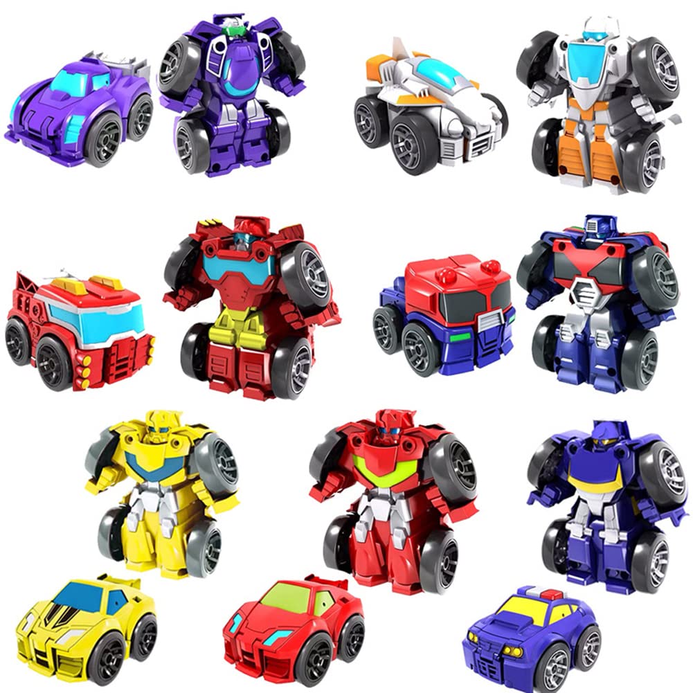 Buy SCKTYZS Mini Transform Robot for Kids 3-6 Years, 7 Collectible ...