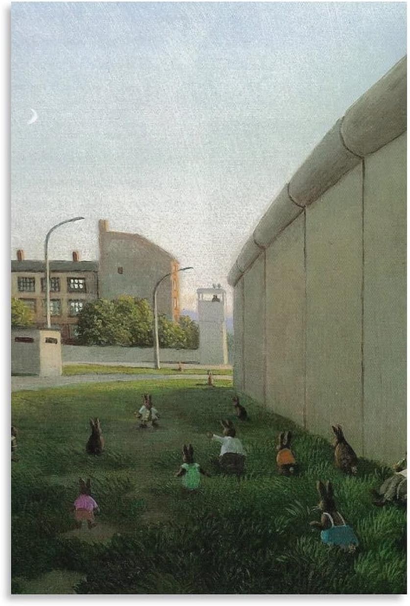 Amazon.com: Painting Poster Artist Michael Sowa Canvas Art Poster And ...