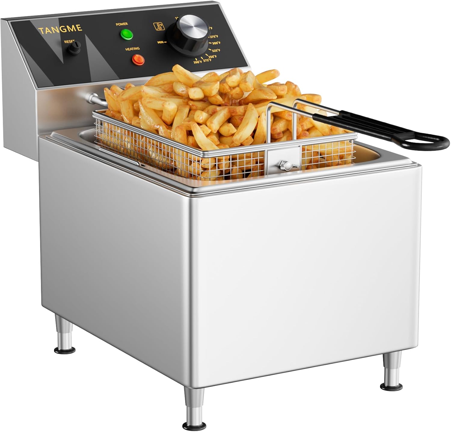 Amazon.com: TANGME Deep Fryer with Single Basket, 1750W Electric ...
