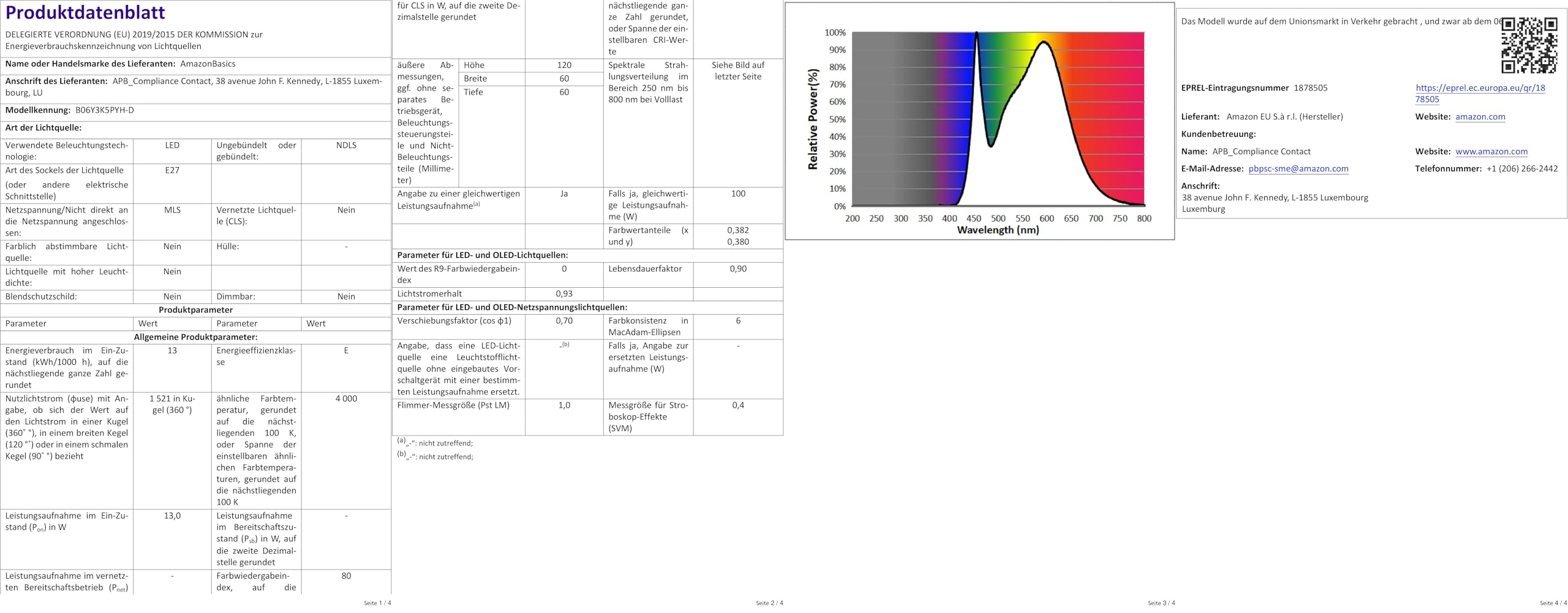PL-L 55 Watt 840 neutralweiß 4P 2G11 - Philips 55W : Amazon.de: Beleuchtung