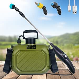 Amazon.com: T TOVIA Electric Plant Sprayer, 1.35 Gallon/5L Battery ...
