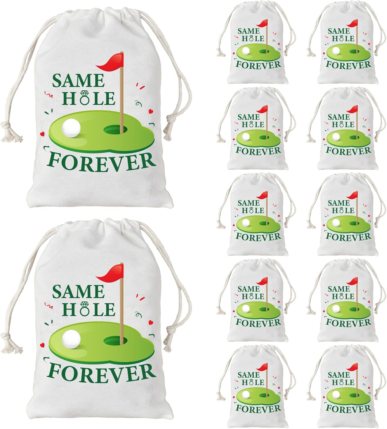 Amazon.com: Serencatcher 12pcs Golf Bachelor Party Favor Bags, Same ...