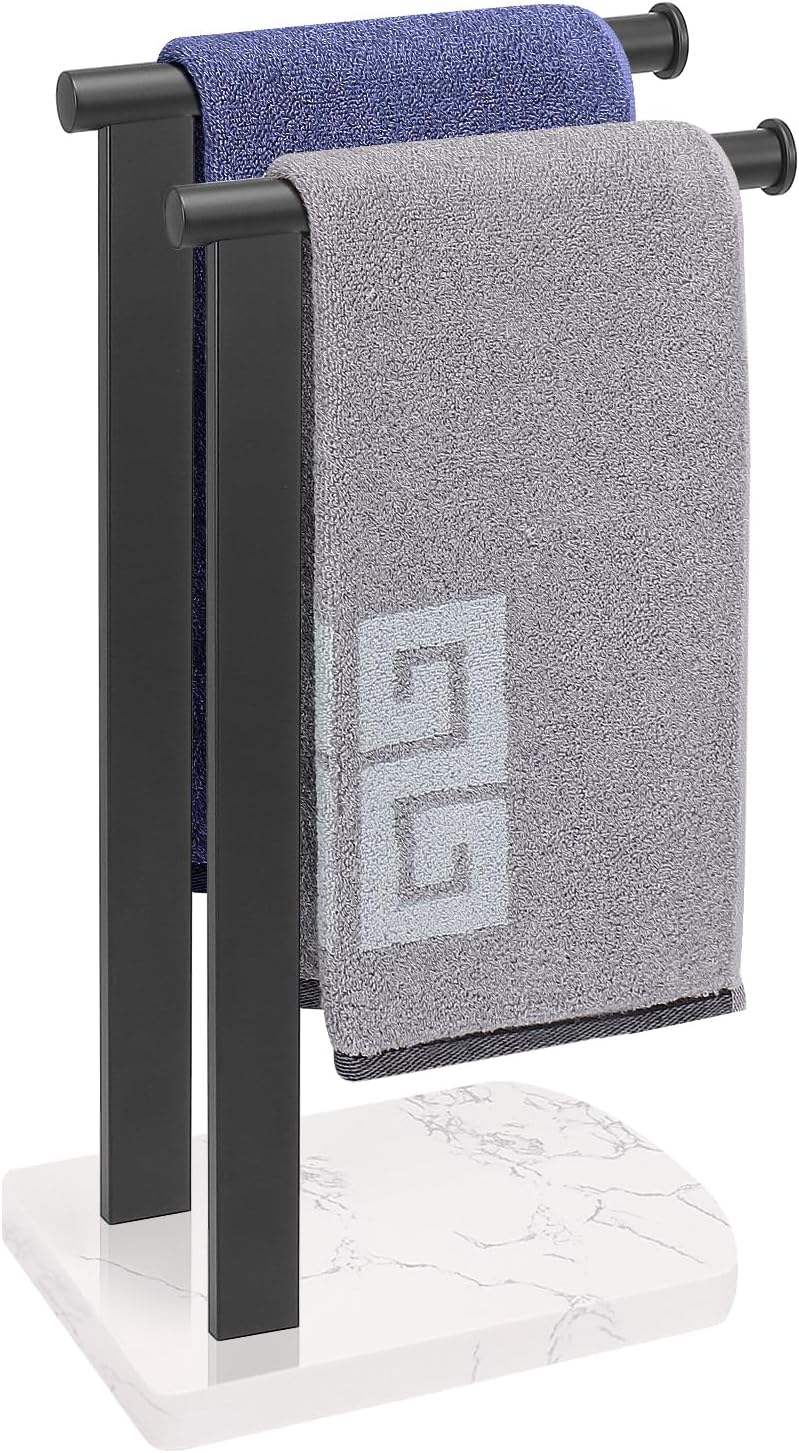 Amazon.com: Neutral Brand Countertop Towel Rack with Heavy Marble Base ...