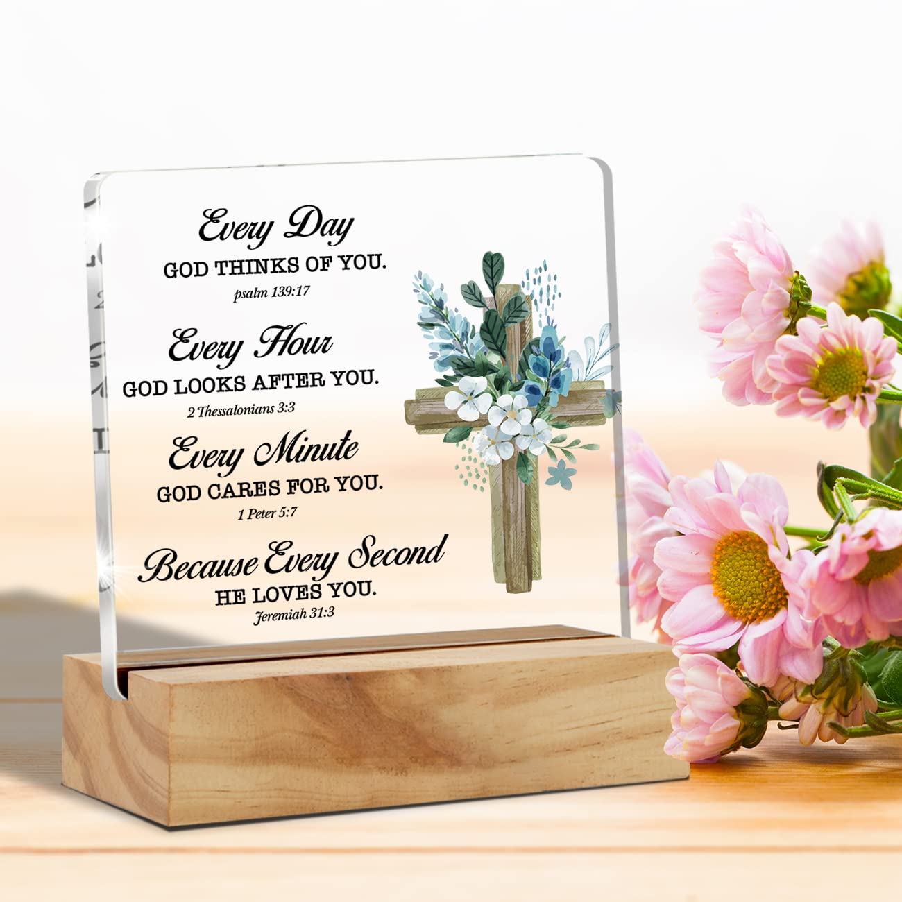 Snapklik.com : Inspirational Christian Gifts Bible Verse Desk Decor ...