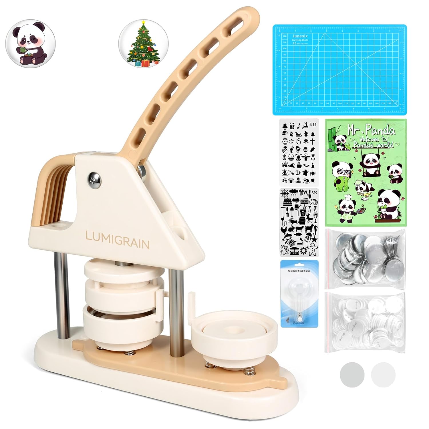Amazon.com: Button Maker Machine, 58mm (2.25inch), Pin Maker Machine ...
