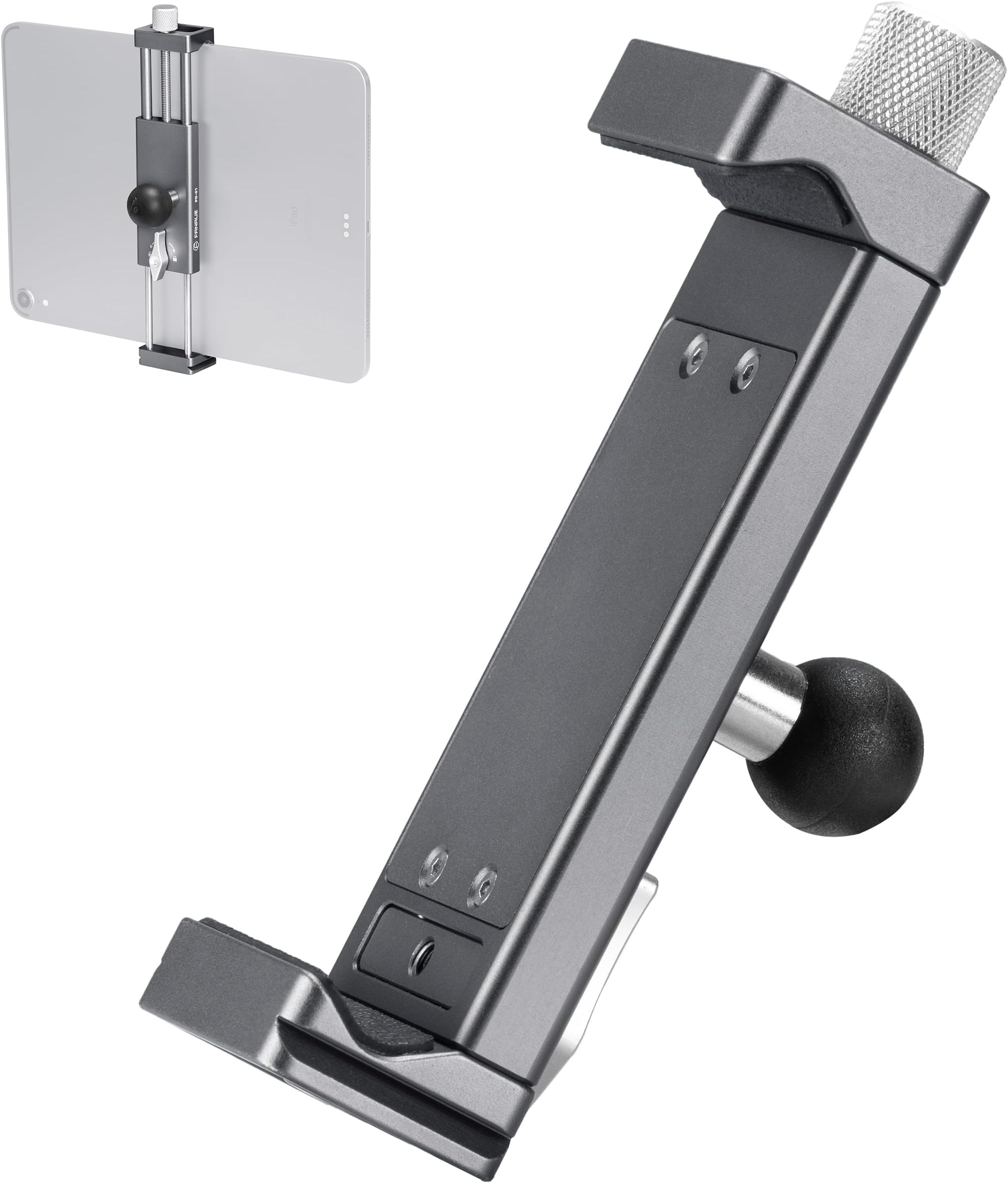 Amazon.com: FANAUE iPad Stand for Tripod Mount with 17mm Ball Head ...