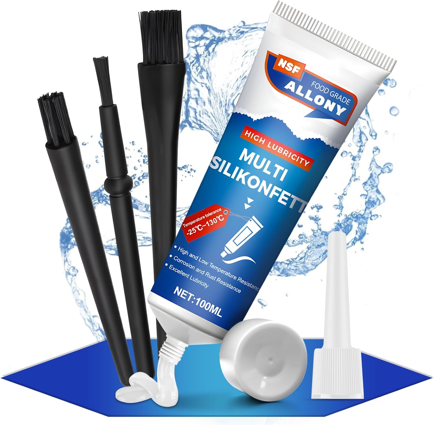 ALLONY 100ml Silikonfett für Kaffeevollautomaten, Silikonfett für ...