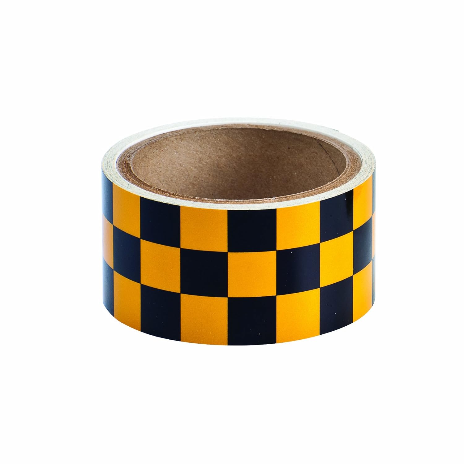 Brady 76321, Reflective Checks Tape, " Height x 2" Width, Black and ...