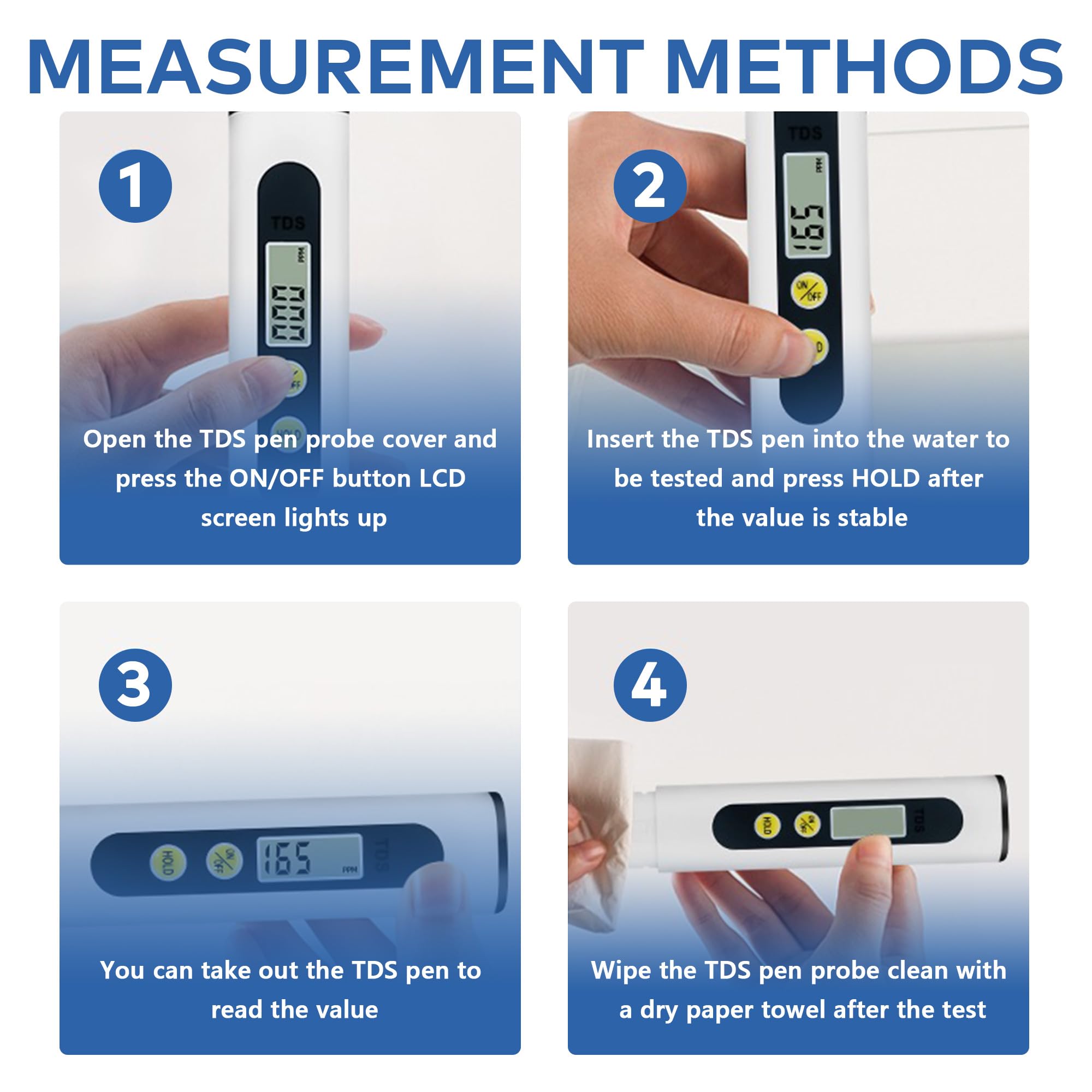 Snapklik.com : WaterFirst TDS Meter Digital Water Quality Tester For RO ...