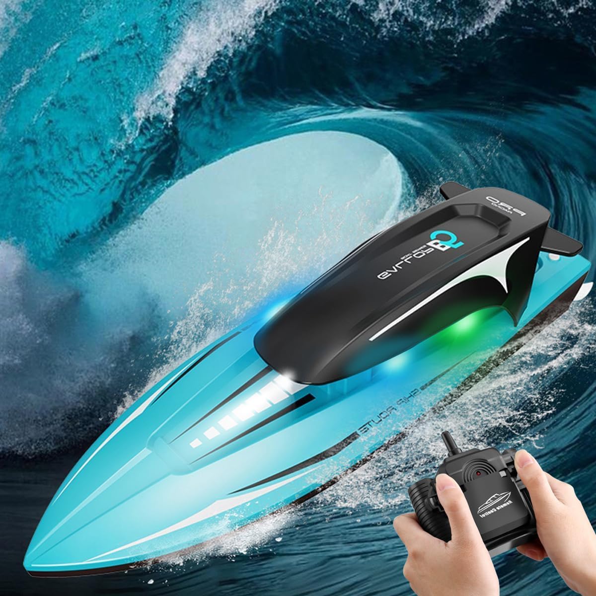 OBEST Remote Control Boat 2.4GHz RC Boat 25KM/H High Speed RC Racing ...