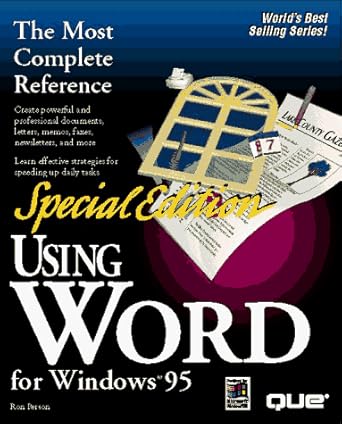 Using Word for Windows 95 Special Edition (Special Edition Using ...