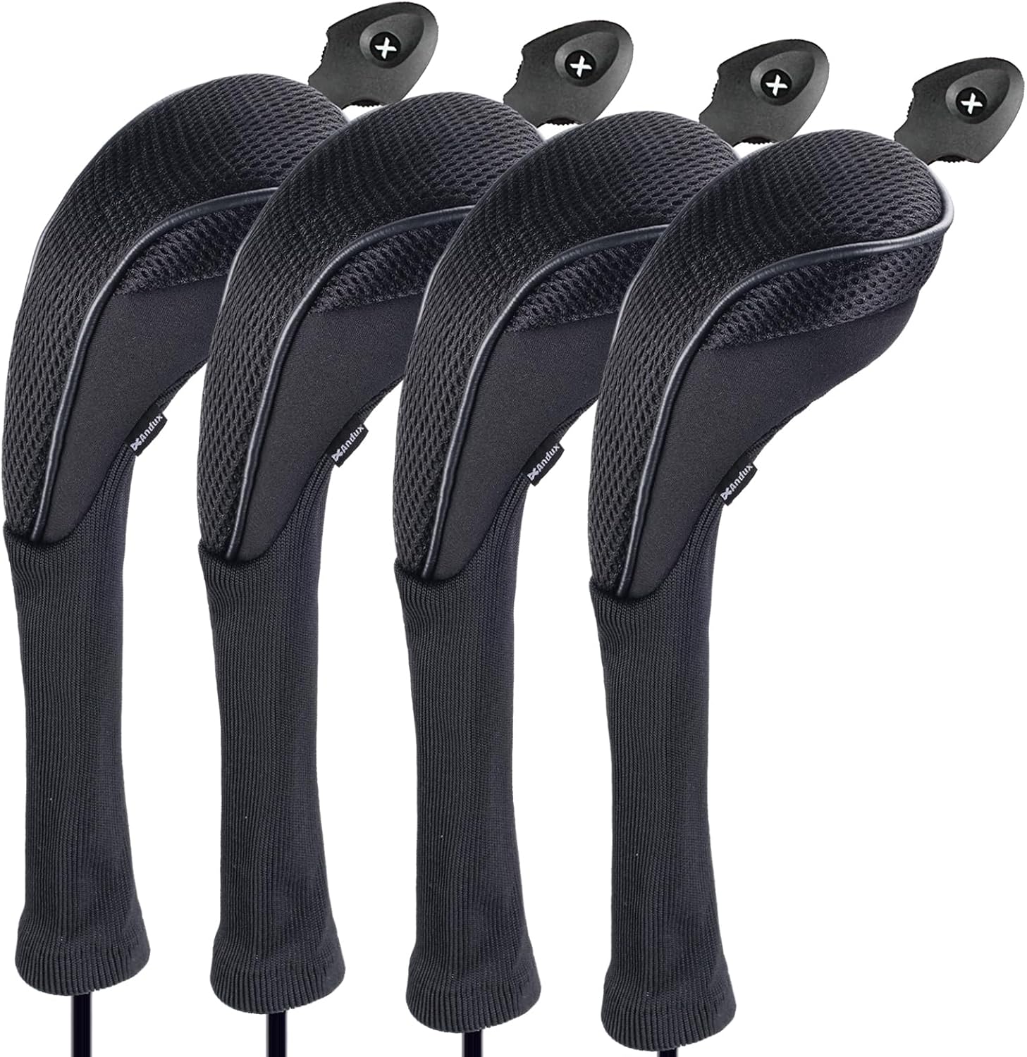 Andux 4 Pack Long Neck Golf Hybrid Club Head Covers Dial No. Tag CTMT ...