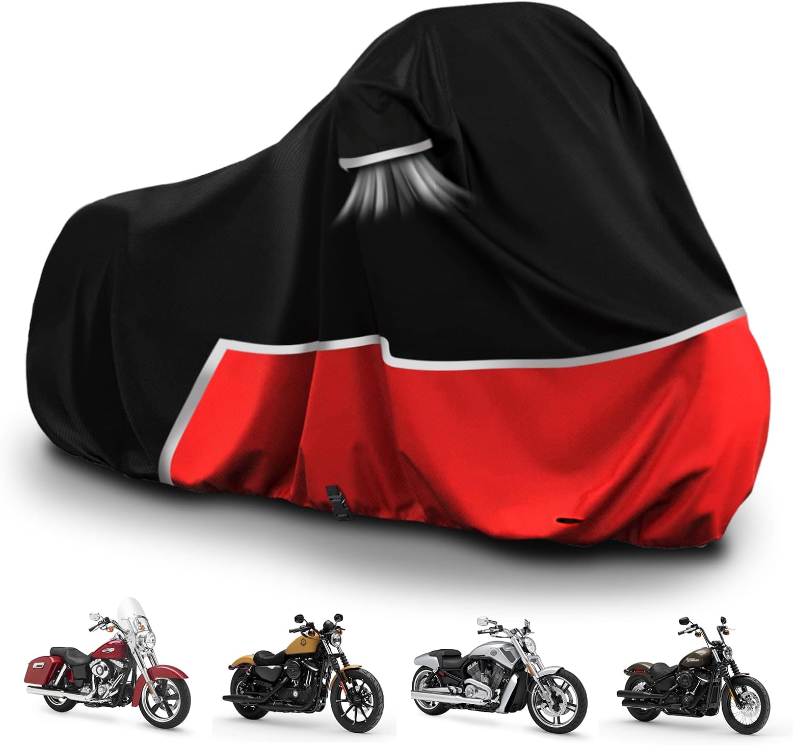 Amazon.com: Waterproof Motorcycle Cover Replace for Harley Davidson ...