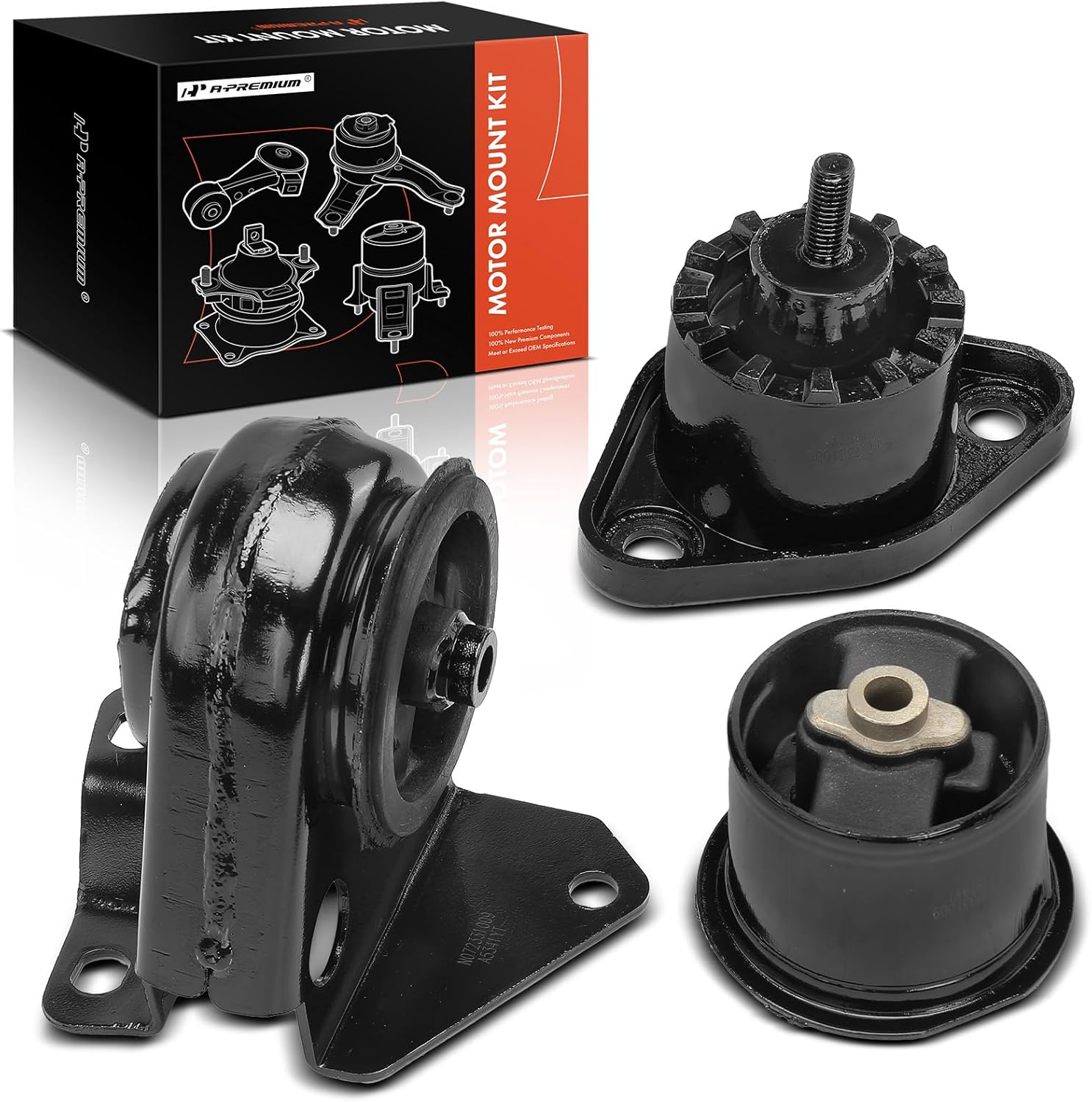 Amazon.com: A-Premium 3PCS Engine Motor Mount and Transmission Mount Kit Compatible with ...