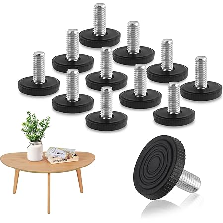 Amazon.com: COIDEA M8 Thread Furniture Feet Levelers, 12 PCS Adjustable ...