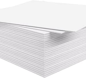 Amazon.com: Mat Board Center, Pack of 50 8x8 White Uncut Mat Boards ...