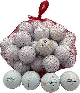 Golf Ball Planet 50 Pack Used Golf Balls for Titleist (3A / Good ...