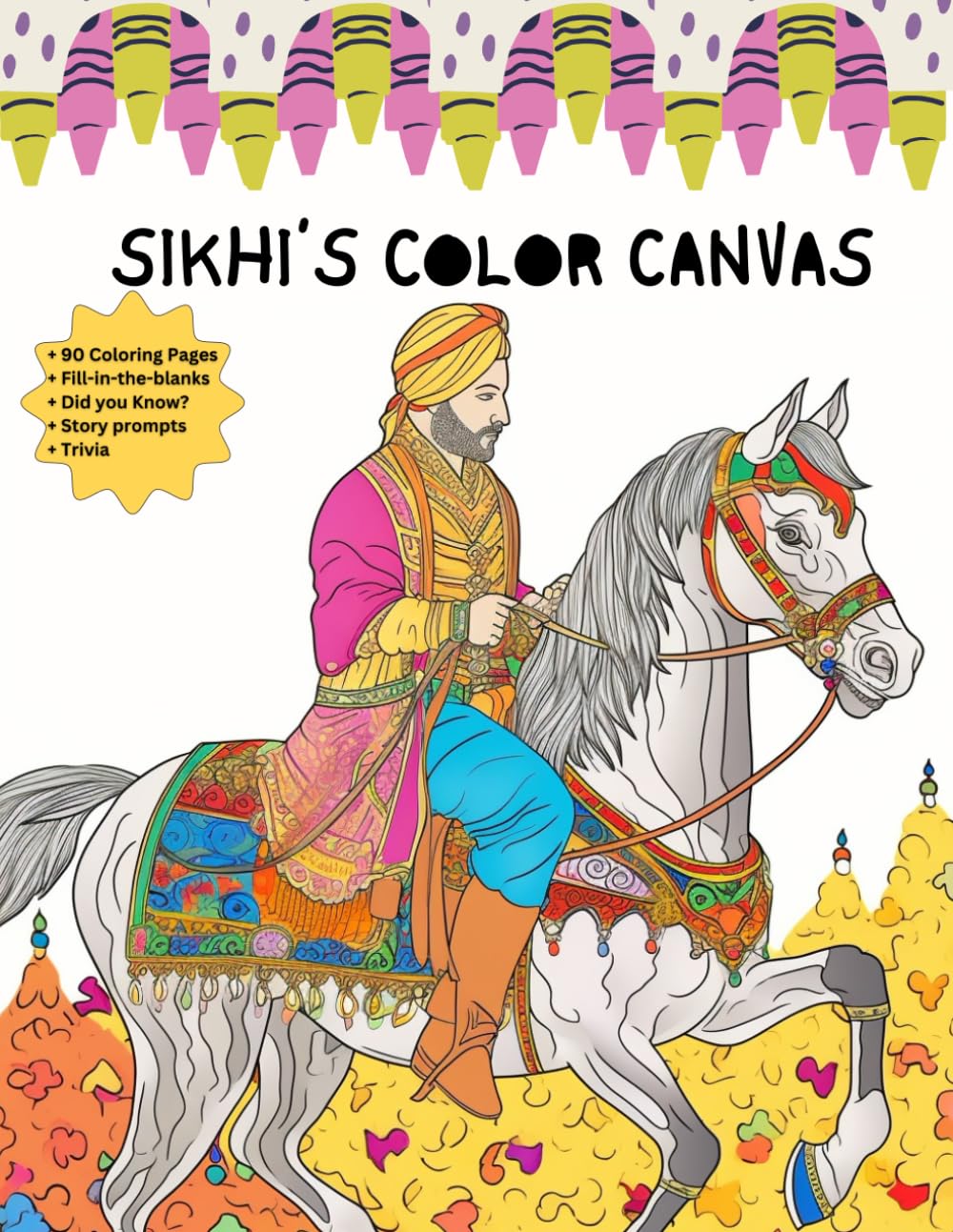 Sikhi's Color Canvas - Coloring book for Kids about Sikhism: The ...